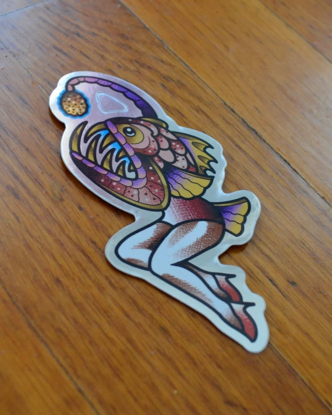 Reverse Mermaid Sticker | Vintage Karma